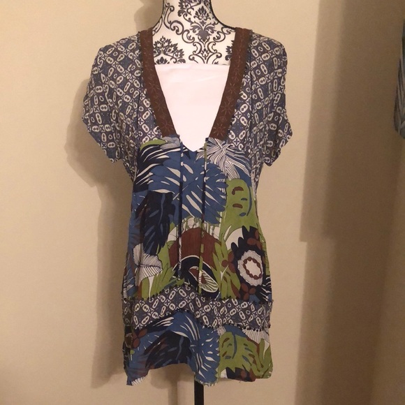 Boston Proper | Tops | Boston Proper Sequinbeaded Tunic Excellent Cond ...